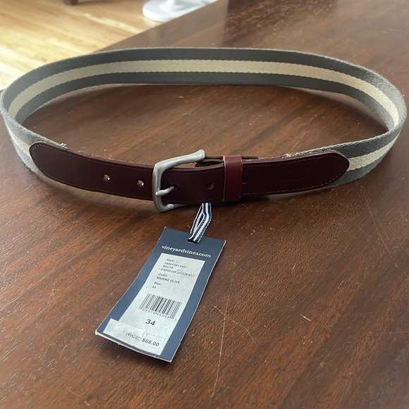 Vineyard Vines | Accessories | Nwt Vineyard Vines Striped Canvas Club ...